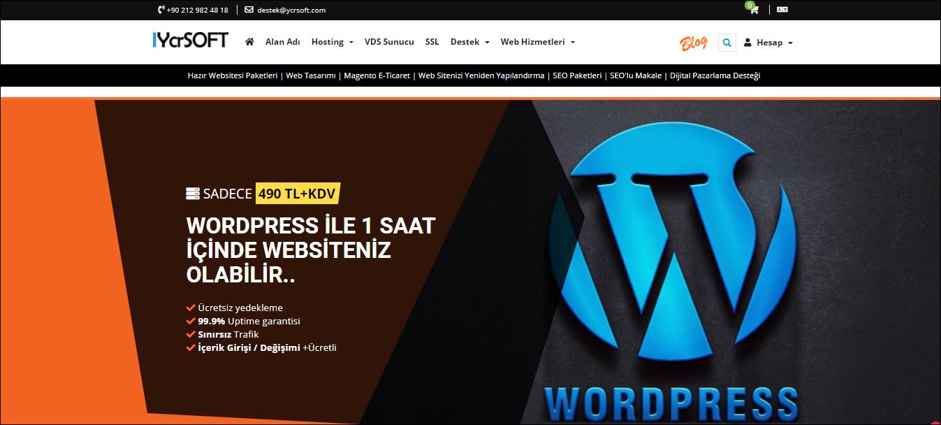 Web Sitesi Nasıl Açılır? 1 Saatte Web Siteniz Hazır - Blog - YcrSOFT