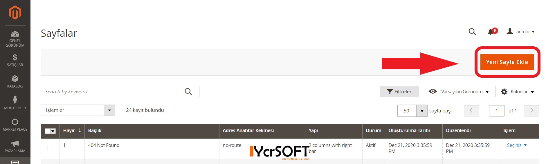 Magento Sayfa Oluşturma ve Düzenleme Nasıl Yapılır? - Blog - YcrSOFT